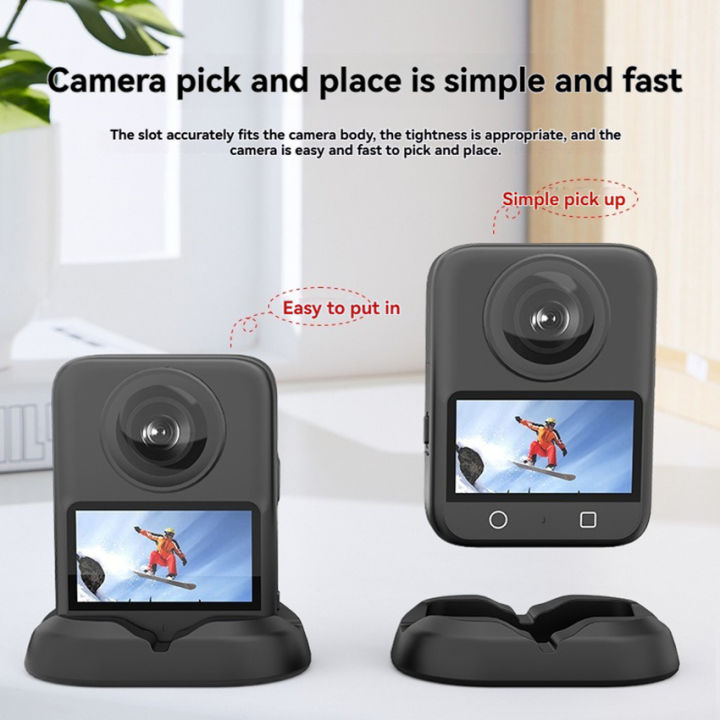 Action Camera Silicone Base Scratch-Resistant Camera Mounting Holder ...