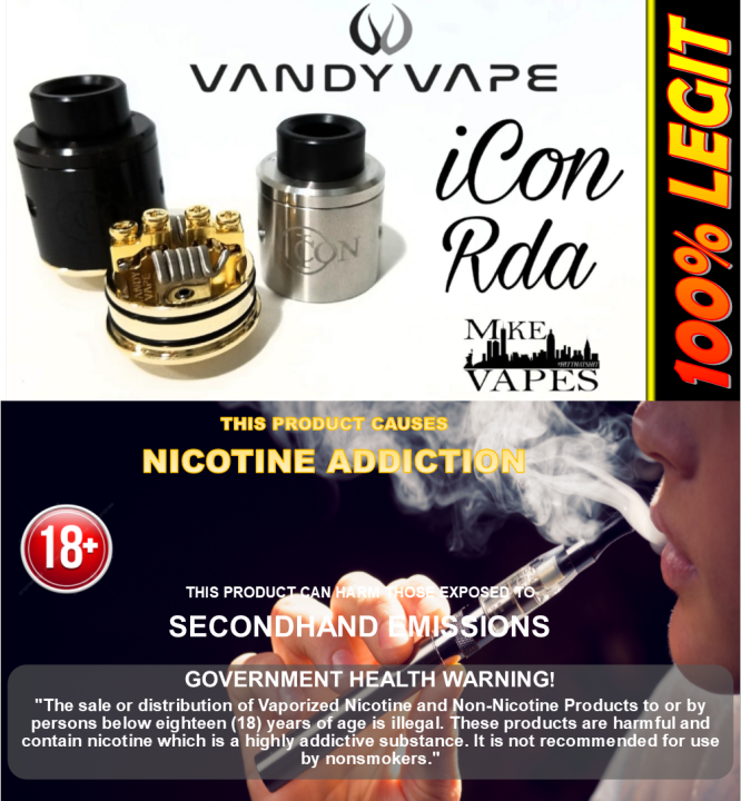 Vandy Vape Icon RDA 24mm | Lazada PH