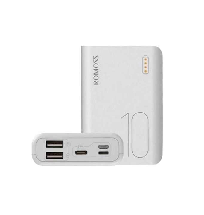 ROMOSS Simple 10 10000mAh Portable Power Bank Fast Charger | Lazada PH