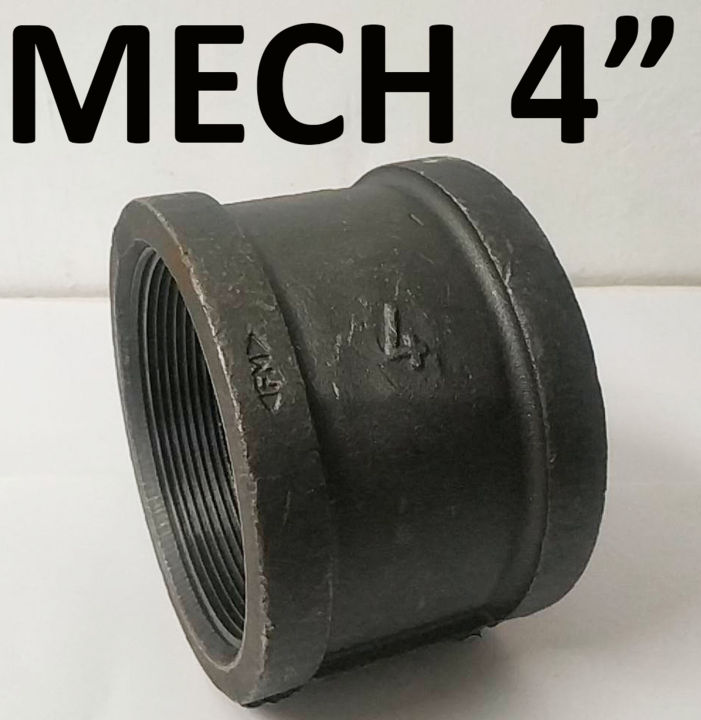 MECH BI COUPLING 4" THREADED SCREW TYPE BLACK IRON MALLEABLE FITTINGS ...