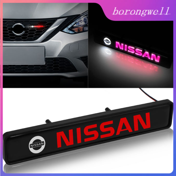 With LED light Car Front Grille Emblem Badge Stickers For Nissan Terra ...