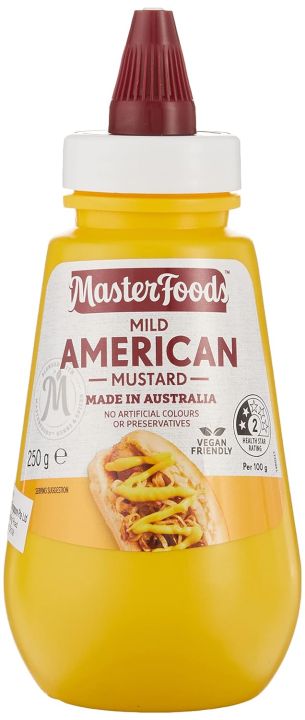 MasterFoods Mustard Mild American 250g from AUS - IJ | Lazada