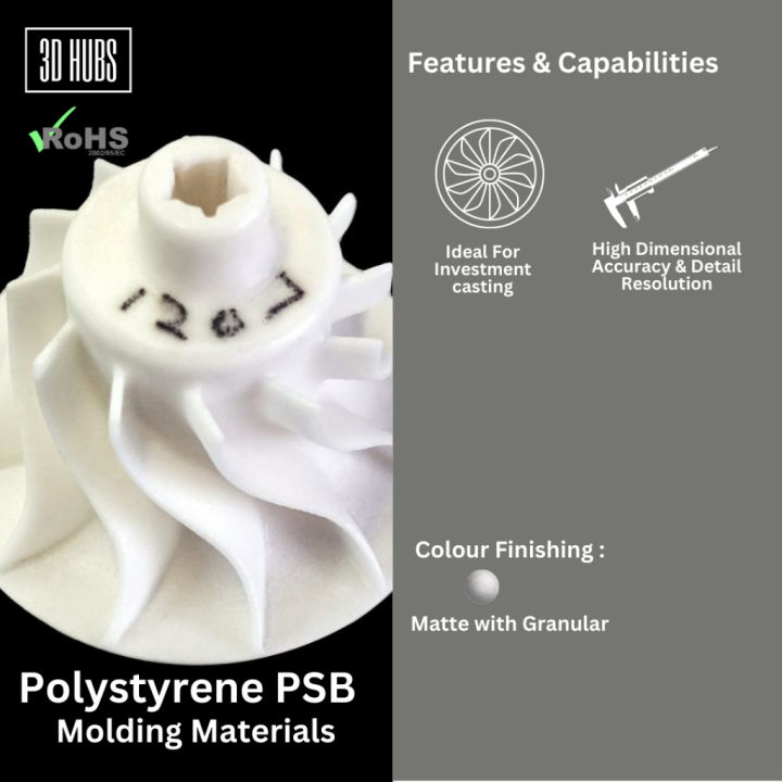 SLS 3D Printing - Polystyrene PSB | Lazada
