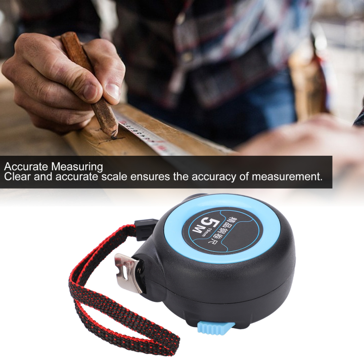 Tape Measure Accurate Locking Retractable Thicker Woodworking Carpentry ...
