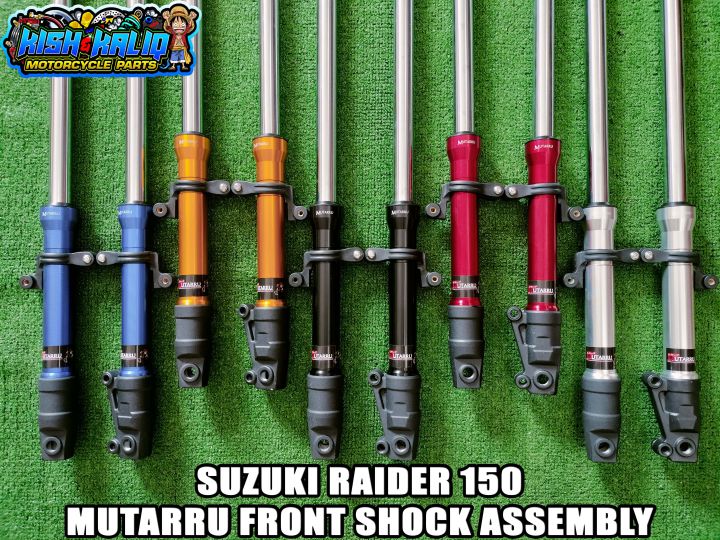 MUTARRU SUZUKI RAIDER 150 CARB / RAIDER 150 F.I LIGHTEN FRONT SHOCK ...