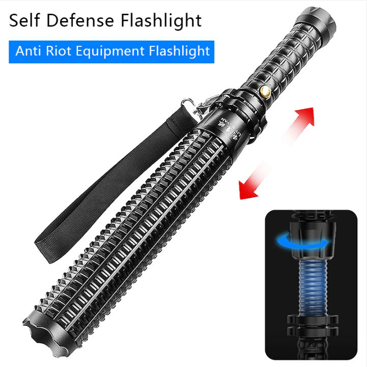 Glare Flashlight Stick Waterproof Baseball Bat Focusable For Emergency ...