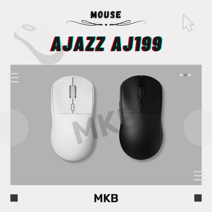 [READY STOCK] Ajazz AJ199 Wireless Gaming Mouse Dual-Mode Connection ...