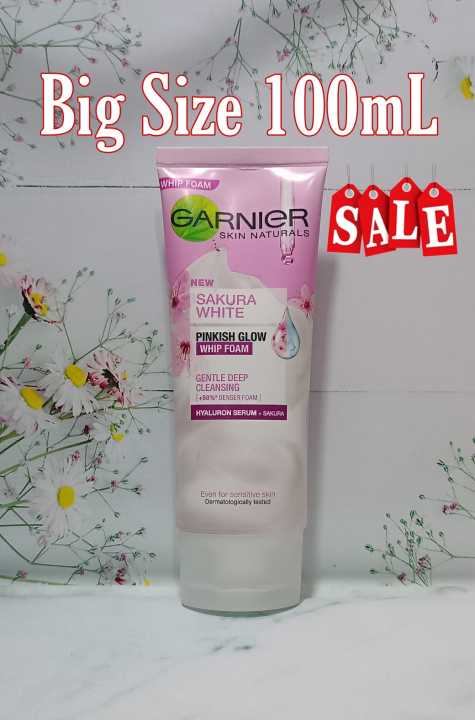 Super Whip Foam Garnier 100ml Facial Wash Busa Lembut Skin Care ...