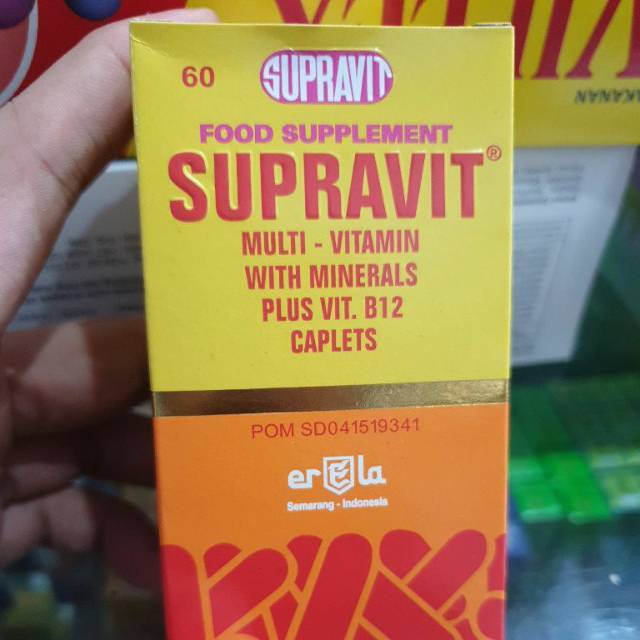 Supravit multivitamin untuk daya tahan tubuh | Lazada Indonesia