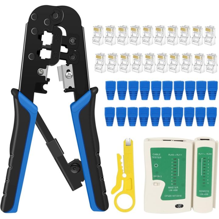 Ethernet Network LAN Cable Crimper RJ45 Crimping Tool RJ11 RJ45 Crimper ...
