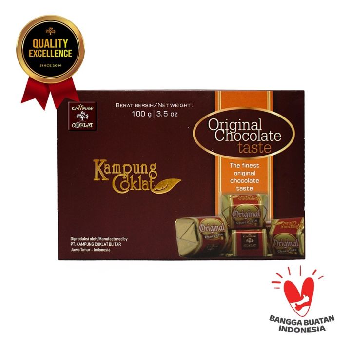 ORIGINAL CHOCOLATE BOX 100 GRAM - KAMPUNG COKLAT BLITAR | Lazada Indonesia