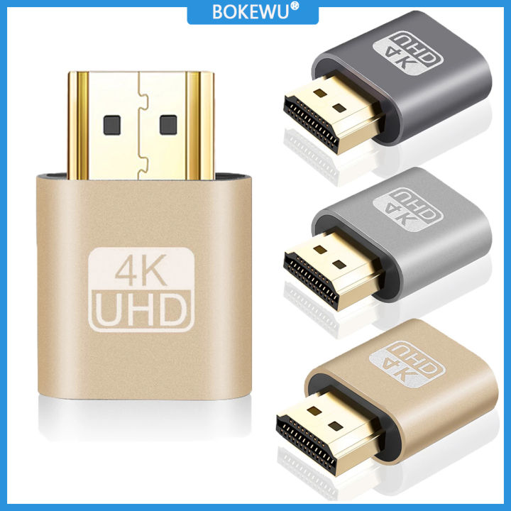 BOKEWU HDMI Virtual Display 4K HDMI DDC EDID Dummy Plug EDID Display ...