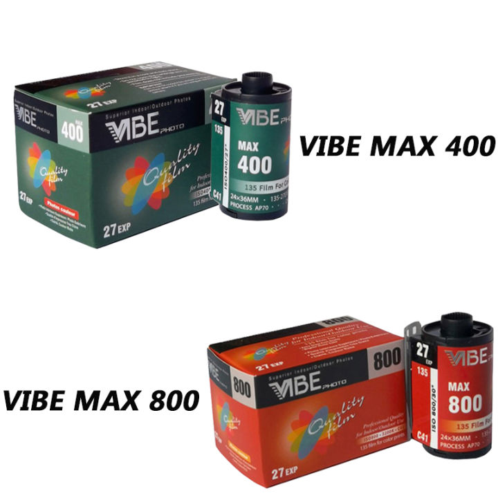 1 ROLL VIBE Max 800 400 Color film ISO 800 135 Negative film 27EXP/Roll ...