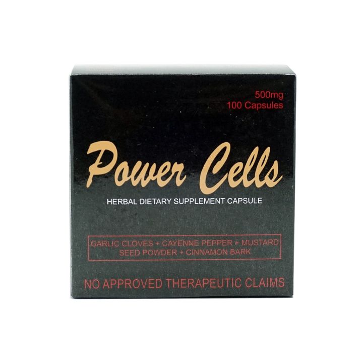 Power Cells Herbal Dietary Supplement 500mg Capsules (10 pcs/pack ...