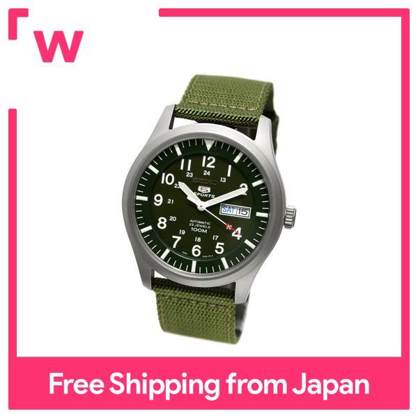 [Seiko] Seiko 5 Sport Automatic Khaki Dial Mens Watch SNZG09K1 | Lazada PH