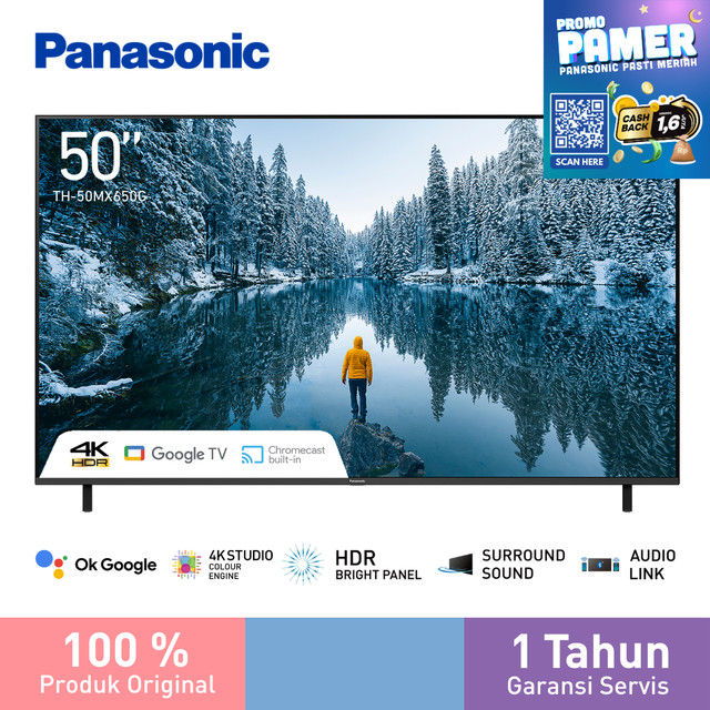 Panasonic TH-50MX650G Premium 4K LED Google TV [50 Inch] | Lazada Indonesia