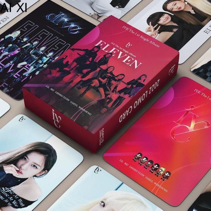 AI XI IVE Lomo Card Set LOVE DIVE Album Card IVE Photocards Korean ...