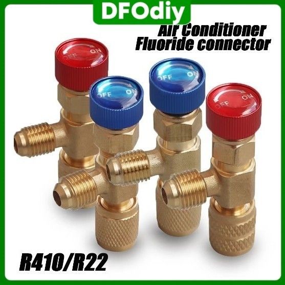 DFOdiy Safety Valve Adapter R410a R22 R32 Refrigerant Charging ...