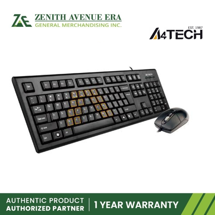 A4Tech USB Keyboard and Mice Combo KRS-8572 | A4Tech USB Keyboard | USB Mouse Set | Computer ...
