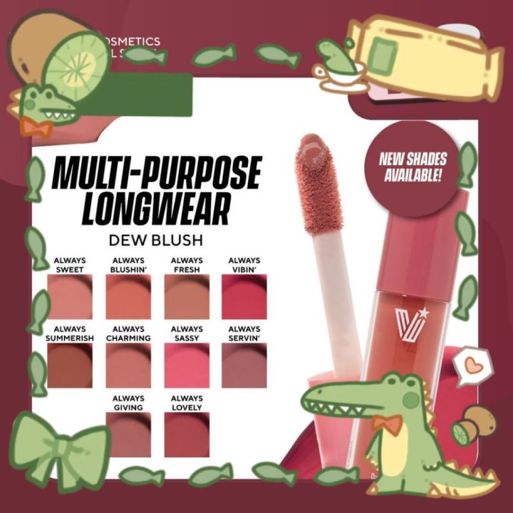 VICE CO. Dew It All Liquid Blush - Long-wearing, Multi Use, Cream Blush ...