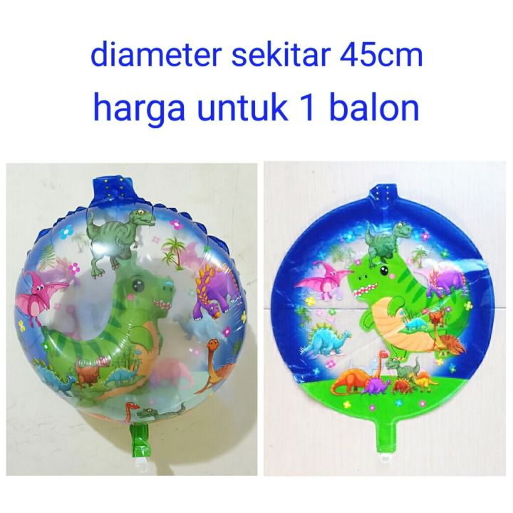 balon ulang tahun balon dekorasi pesta ukuran besar karakter dinosaurus ...