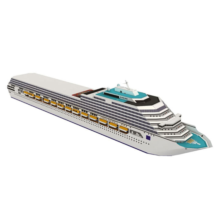 Baito Cruise Ship Paper Model Cruise Ship 3D Paper Model DIY Puzzle ...