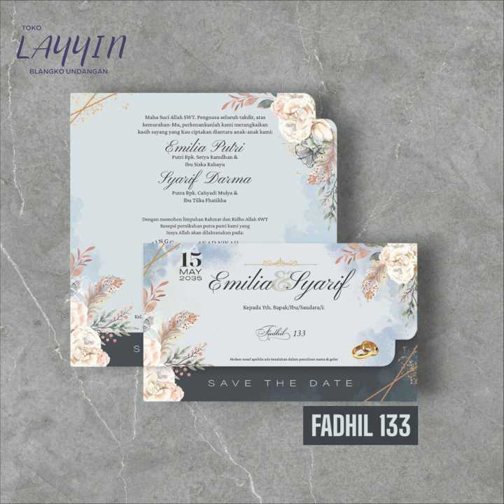 Blangko Undangan merk FADHIL 133 ( 1 PAK ) | Free File Setting ...