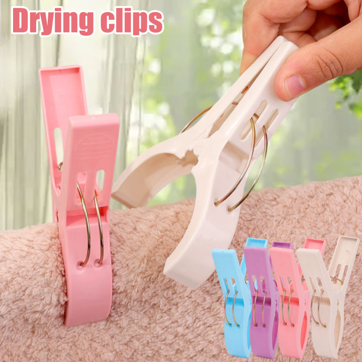 【Residence】20Pcs Windproof Drying Clips Large Clothes Pins for Bed ...