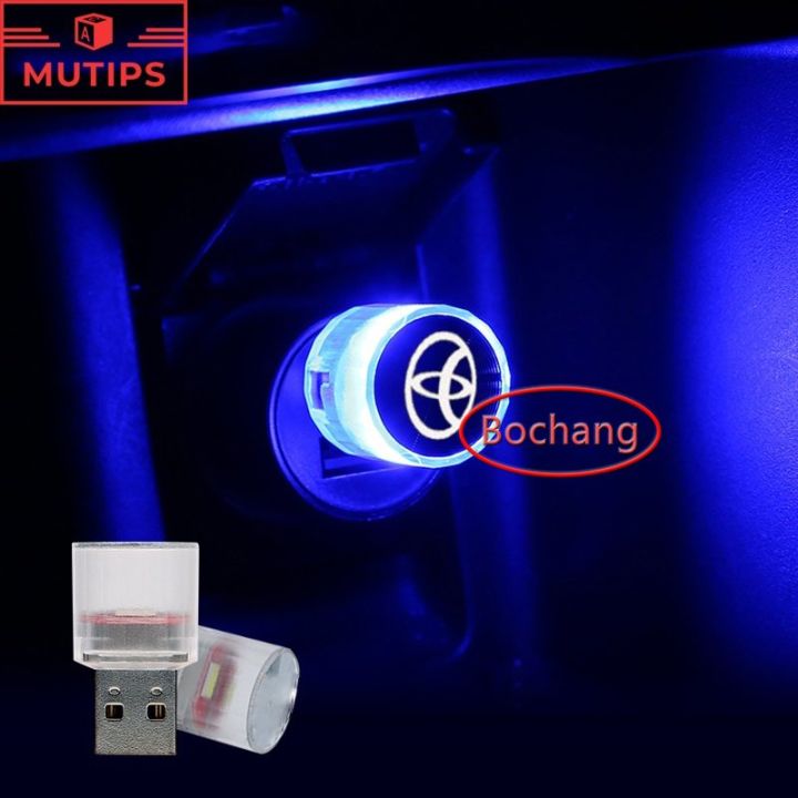 bochang Toyota Car Interior Mini USB Atmosphere LED Light Party ...