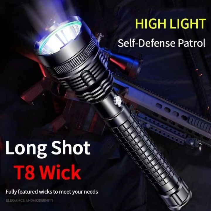 72nd Street Flashlight 1200LM 10W L2 Underwater 100M waterproof ...