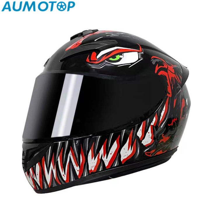 Safety Headgear ABS Impact-Resistant Motorcycle Helmet with Ventilation ...