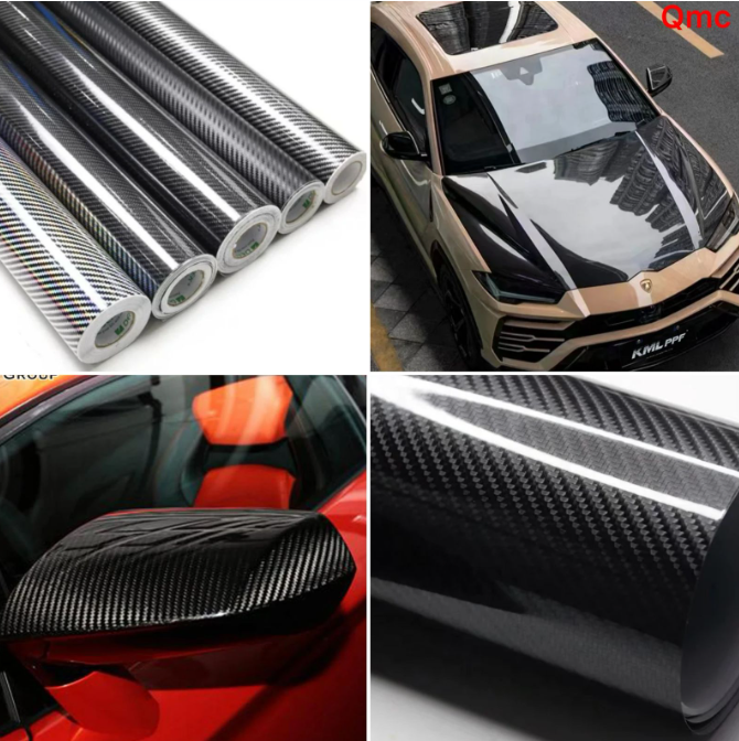Sticker Motor/Mobil Karbon 6D Glossy Lebar50CmxPanjang50Cm Original ...