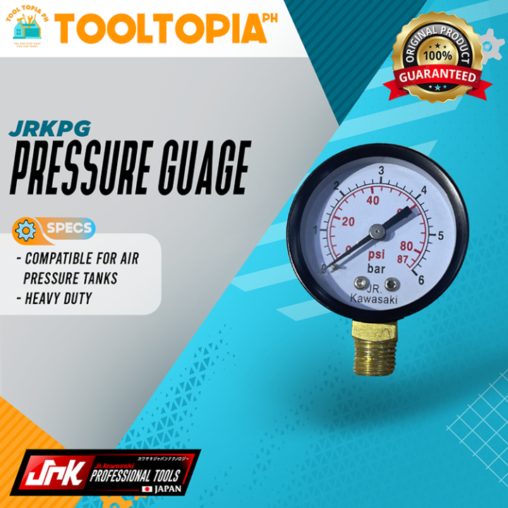 JR Kawasaki Pressure Gauge for Water Pumps / Water Tanks HD & High ...