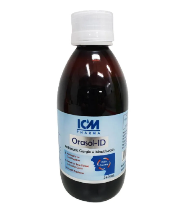 【ICM】【mobileaid】Orasol-Id Antiseptic Gargle And Mouthwash (Contains ...