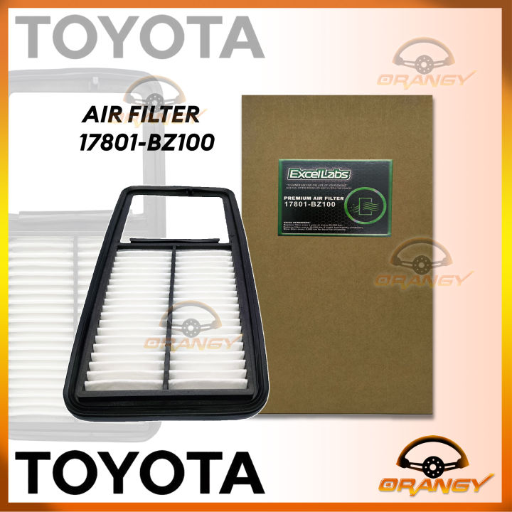 AIR FILTER For TOYOTA Wigo 2014-2016 (17801-BZ100) 4x4b | Lazada PH