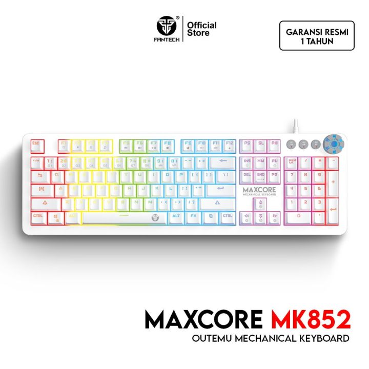 Bàn Phím Cơ Fantech MK852 MAXCORE Outemu Màu Trắng - Bảo Hành 1 Đổi 1 ...