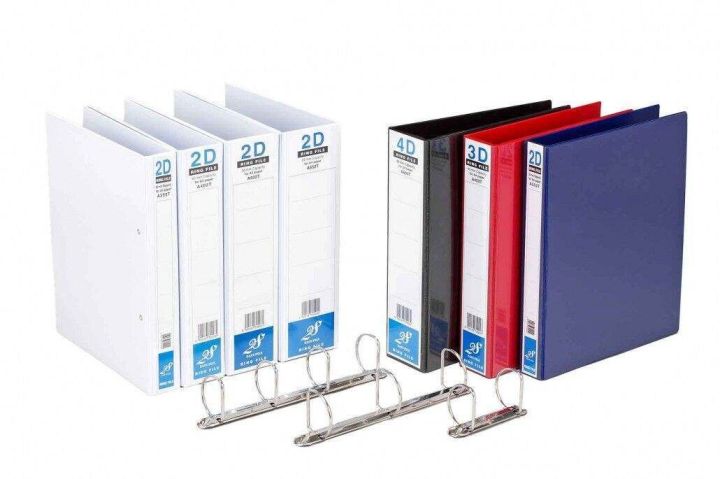 East File PVC Color Ring File A4 4D or 40mm 65mm | Lazada