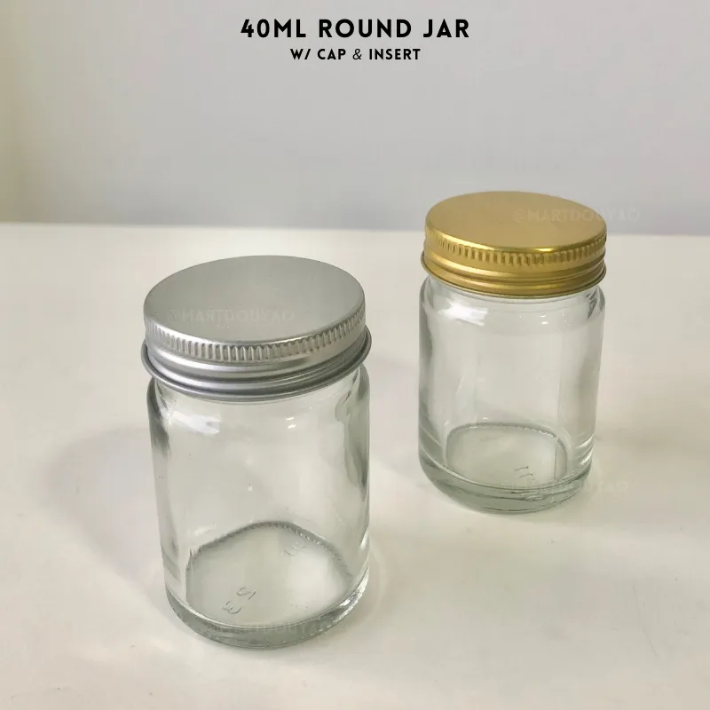 40ml Mini Glass Jar/ Mini Glass bottle for Homemade Bird nest, Spice ...