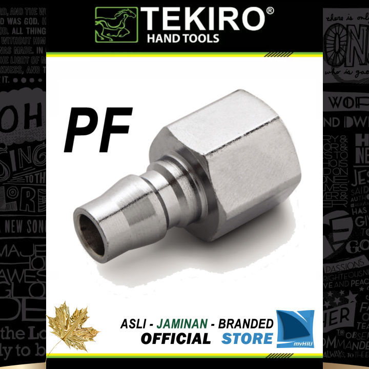 Nepel Sambungan Selang Angin 20 PF - Quick Coupler Plug Female TEKIRO ...