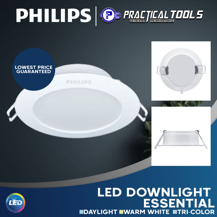 PHILIPS LED Downlight Essential/Eridani DL190B 7W, 10W & 14W | Lazada PH