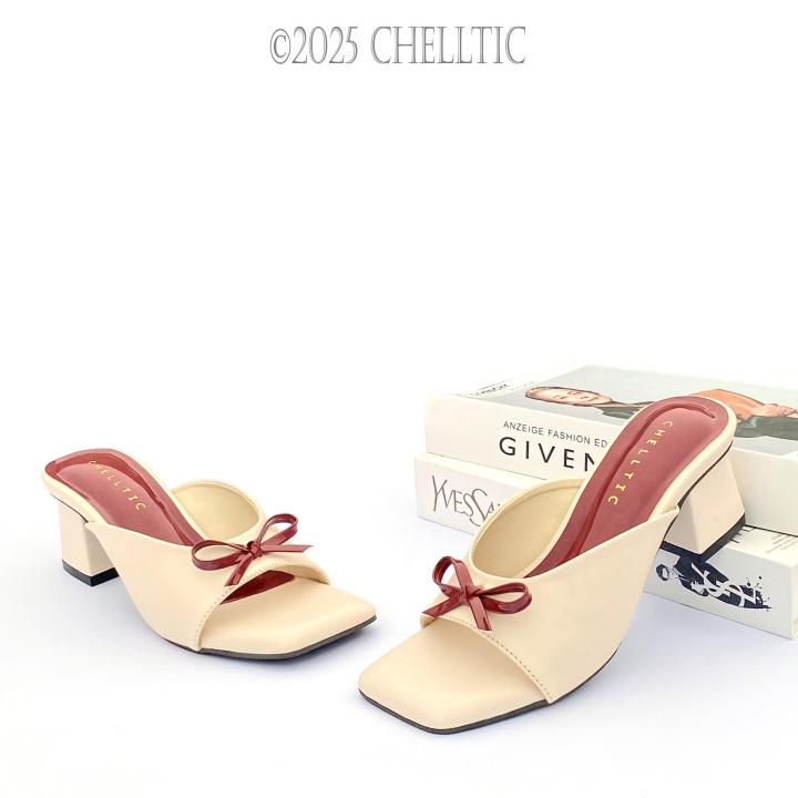 CHELLTIC Sepatu Heels Wanita Sandal Hak Tahu 5 Cm | Sepatu Pesta ...