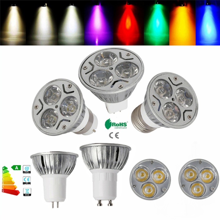 Home Wi Dimmable 3w Led Spot Light Bulbs Colorful Lamp Gu10 Mr16 220v