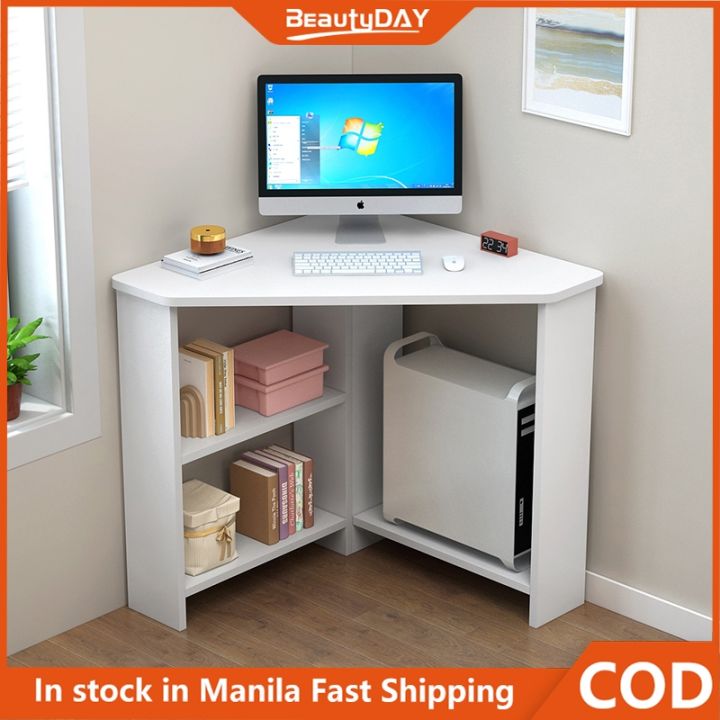 Corner Computer Table For Desktop Pc Table Corner Office Table Tv Table ...