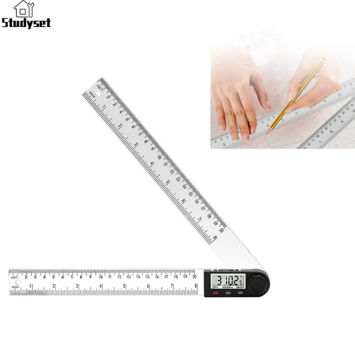 Studyset in stock Digital Display Angle Ruler, 2 In 1 Angle Finder Ruler, Digital Angle ...
