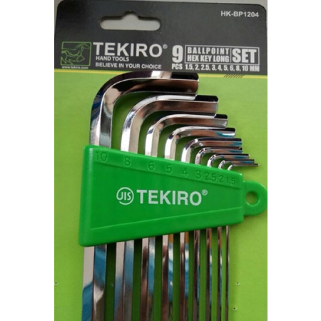 Kunci L set Tekiro kunci L set Panjang Uk. 2-10 MM ORIGINAL / TEKIRO ...