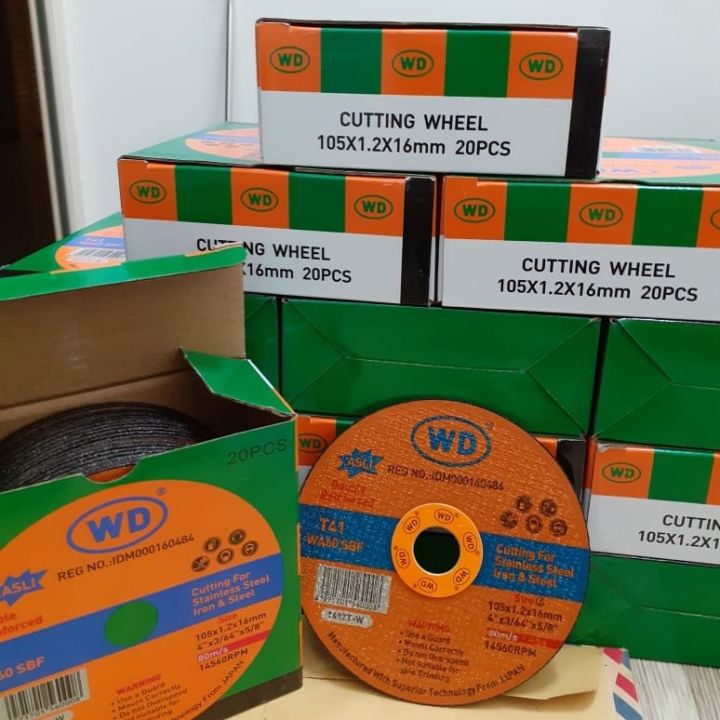 Batu Gerinda Potong WD 4 Inch 1 pak / Cutting Wheel 4" x 1.2mm FUJIYAMA ...