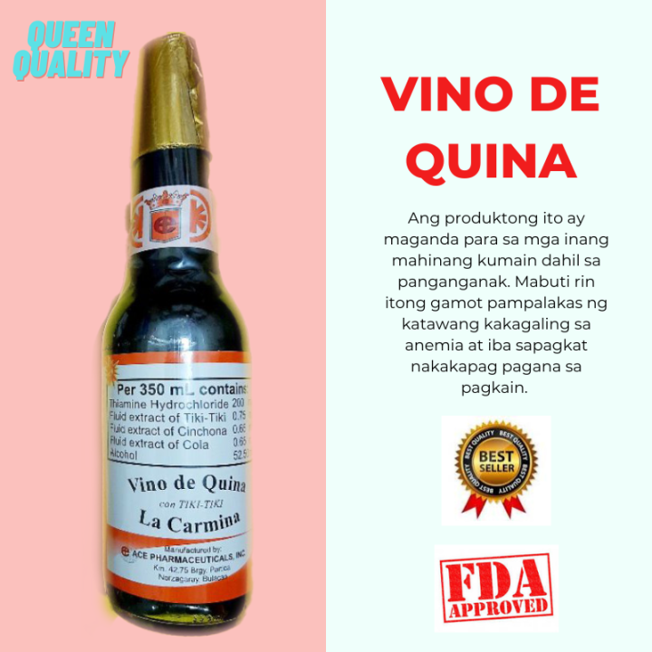 PANG PA REGLA - VINO DI QUINA - MAGANDA BLOOD SIRKULASYON | Lazada PH