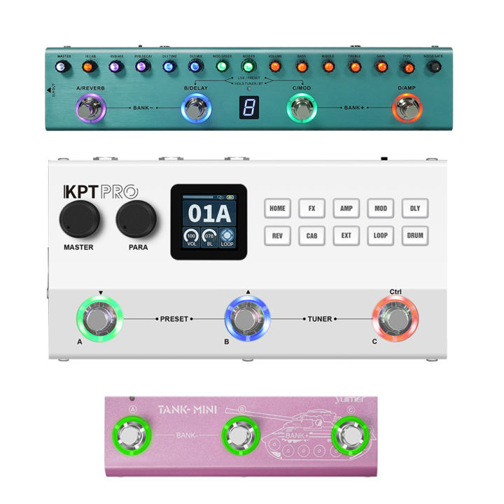 Yuimer Tank-G Effect Pedal and 2025 NEW TANK G Upgraded Guitar Effects ...