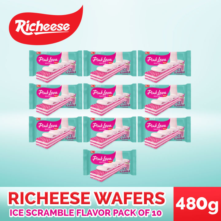 Pink Lava Ice Scramble Wafer 48g by 10s | Lazada PH