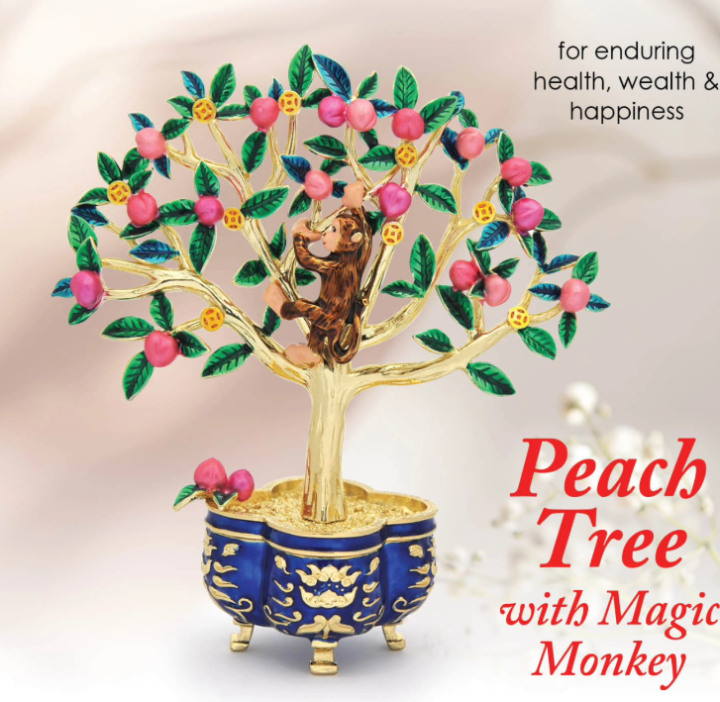 LUCKY CHARM 2025 LILLIAN TOO FENG SHUI CHARMS PEACH TREE WITH MAGIC ...